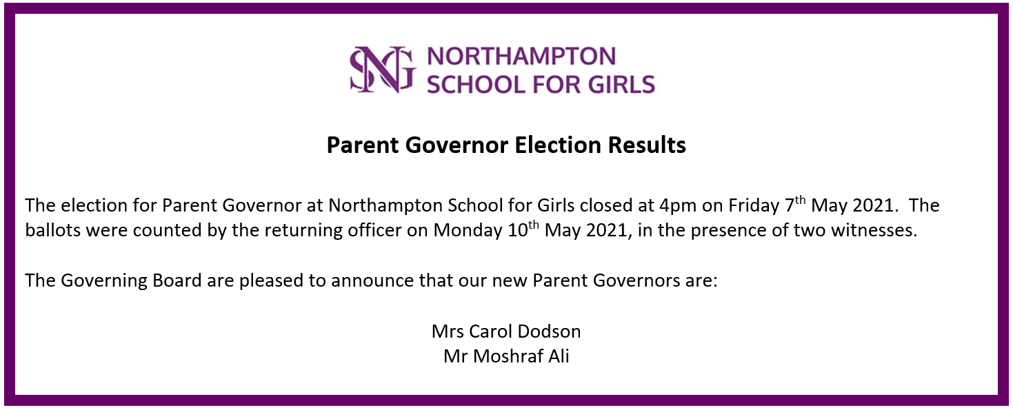 Northampton School for Girls - Governors of NSG
